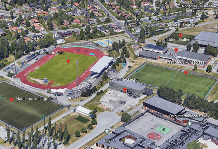 Nadderud stadion og idrettsanleggene omkring