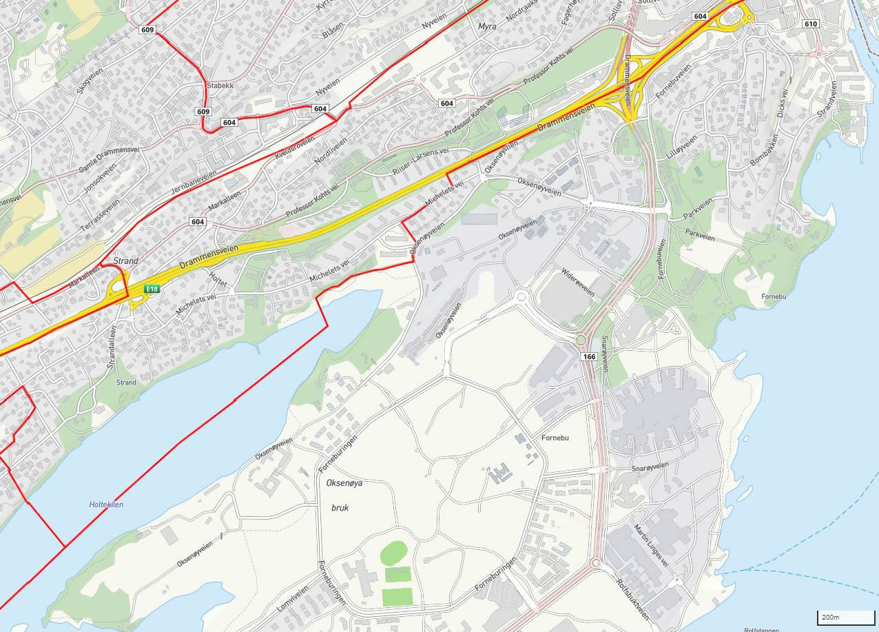 Storøya (Fornebu), Snarøya og øyene utenfor