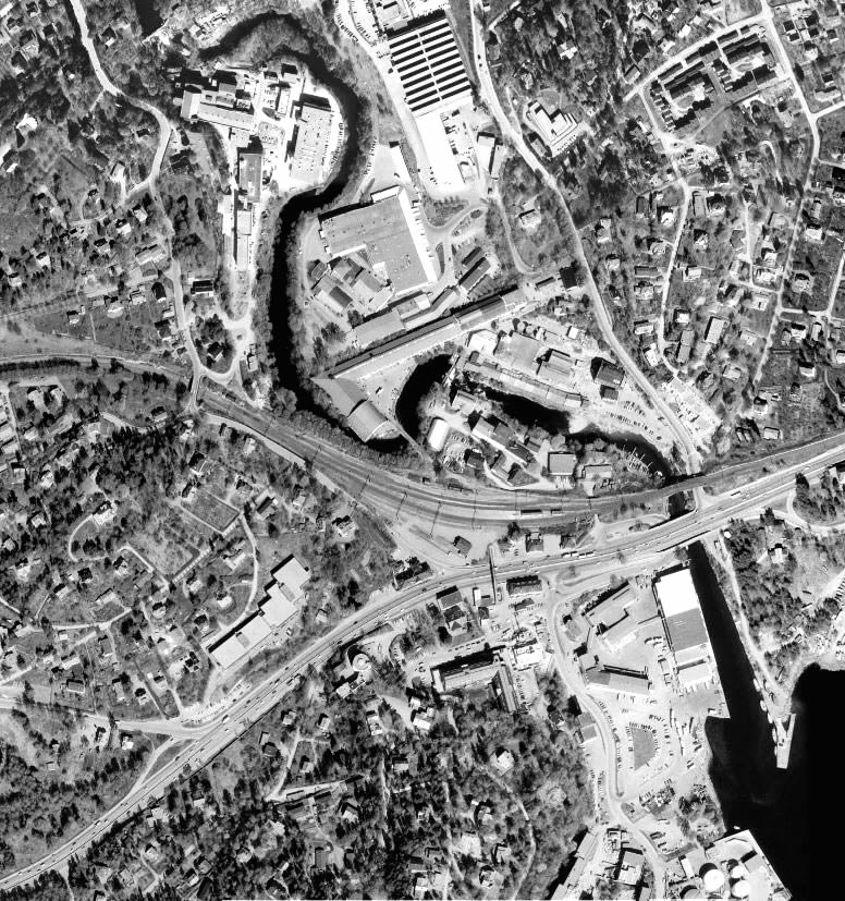 Lysaker sentrum. Oversiktsbilder